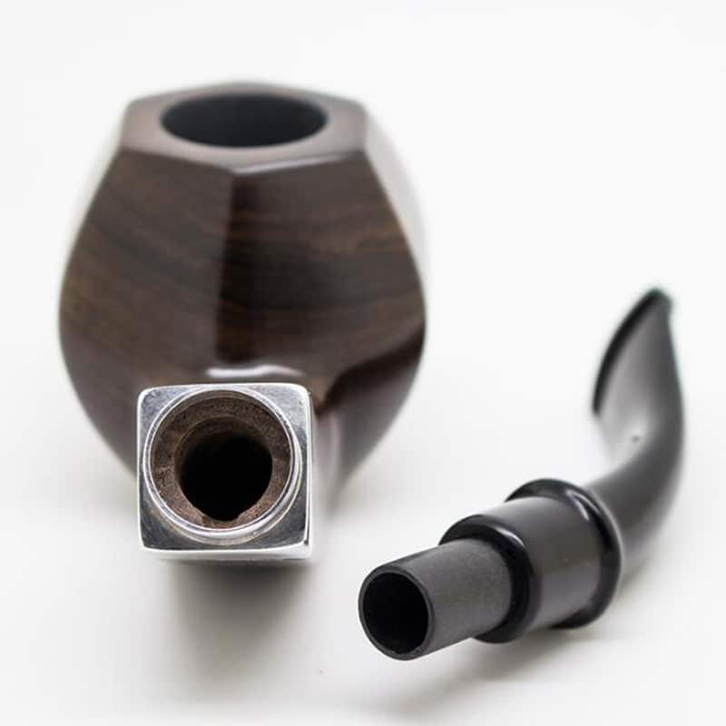 Pipe en bois avec tube filtrant coudé • Maison du Bois